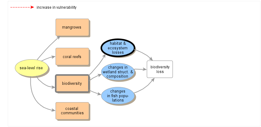 ci:grasp 2.0: impact chain for tropical coastal areas - sea-level rise