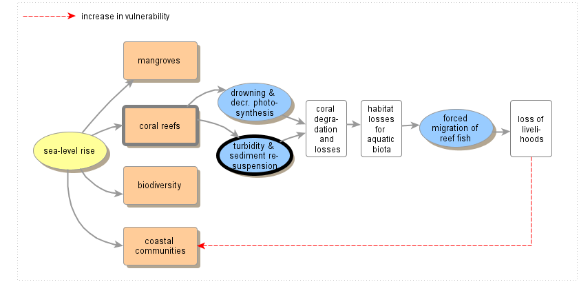 ci:grasp 2.0: impact chain for tropical coastal areas - sea-level rise
