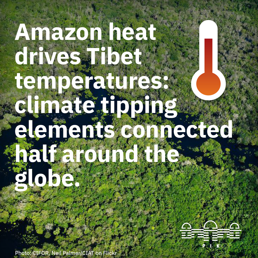 Amazon heat drives Tibet temperatures — Potsdam-Institut für ...