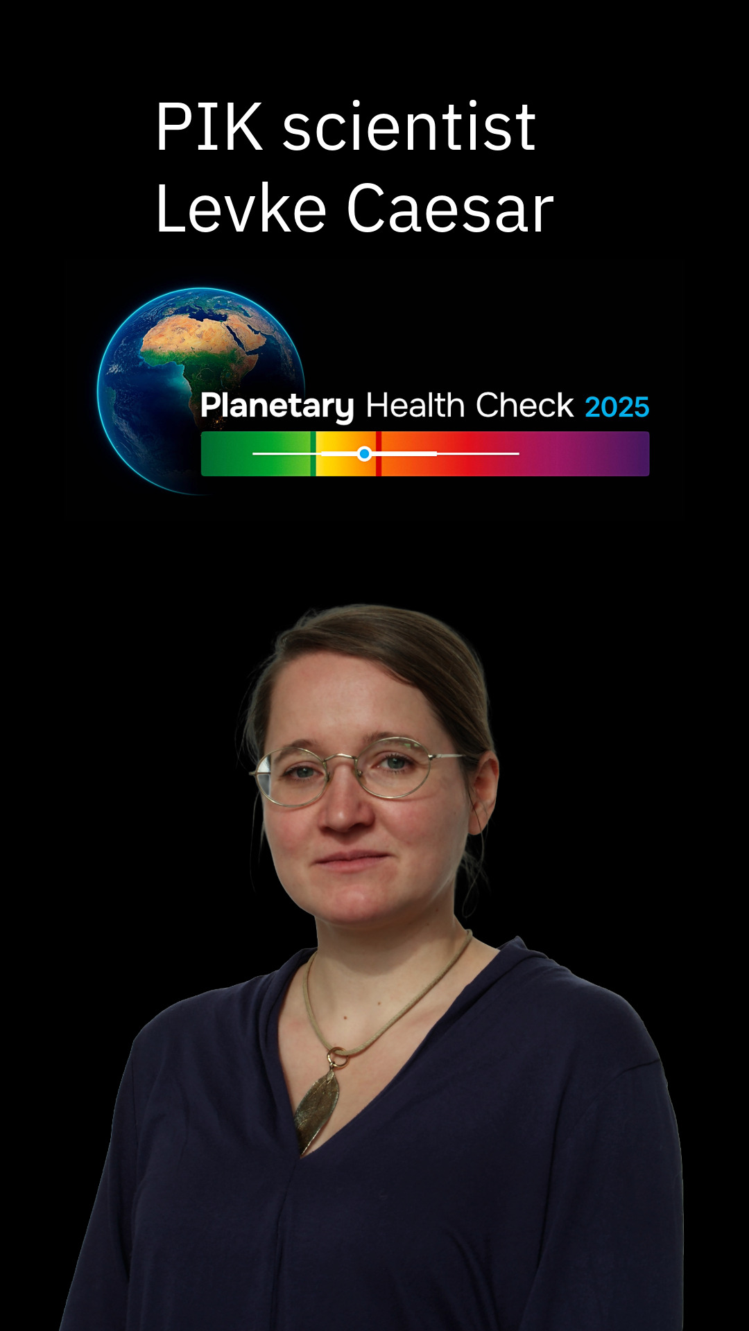 PIK scientist Levke Caesar at Planetary Health Check Launch 2025 ...