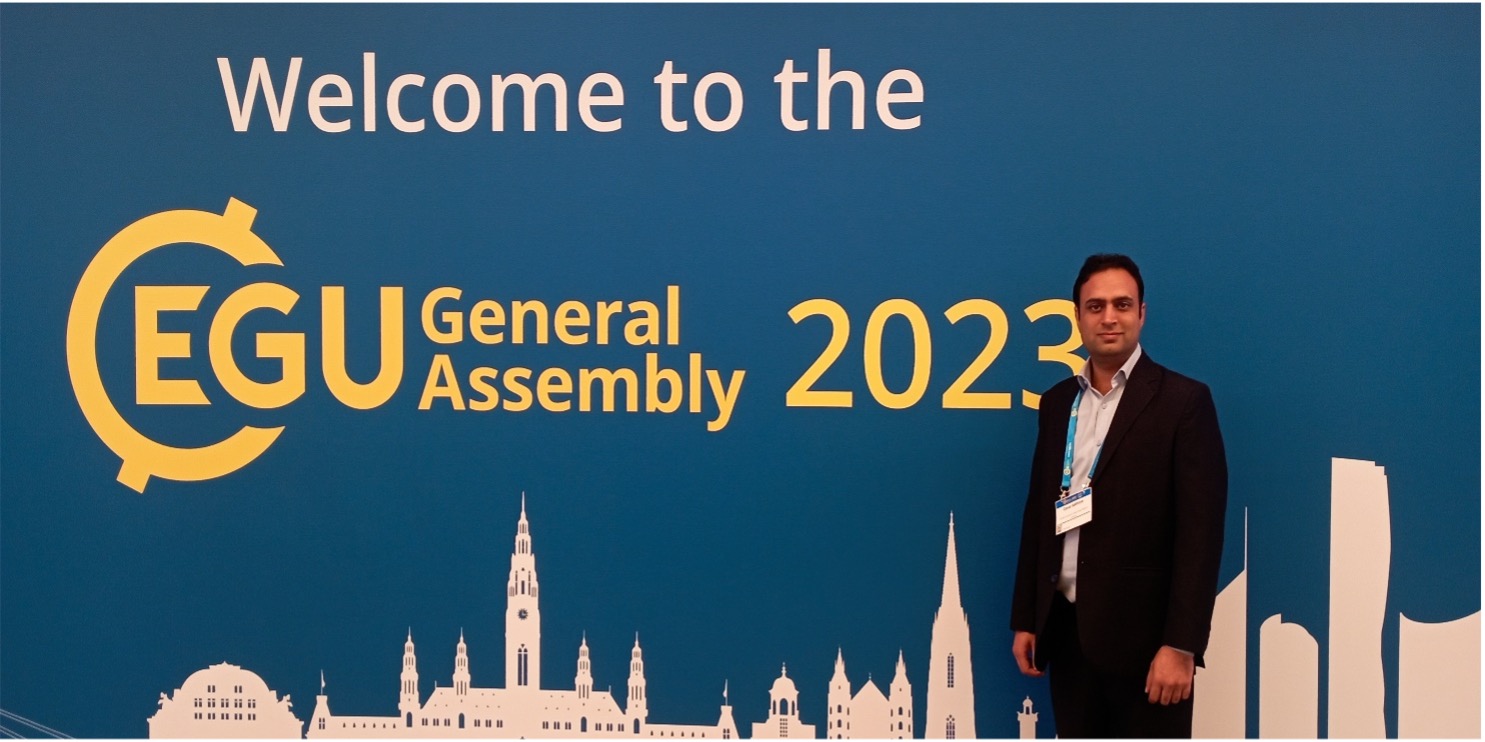 Dr. Qaisar Saddique and Paula Romanovska have given presentations at the EGU Conference 2023 ...