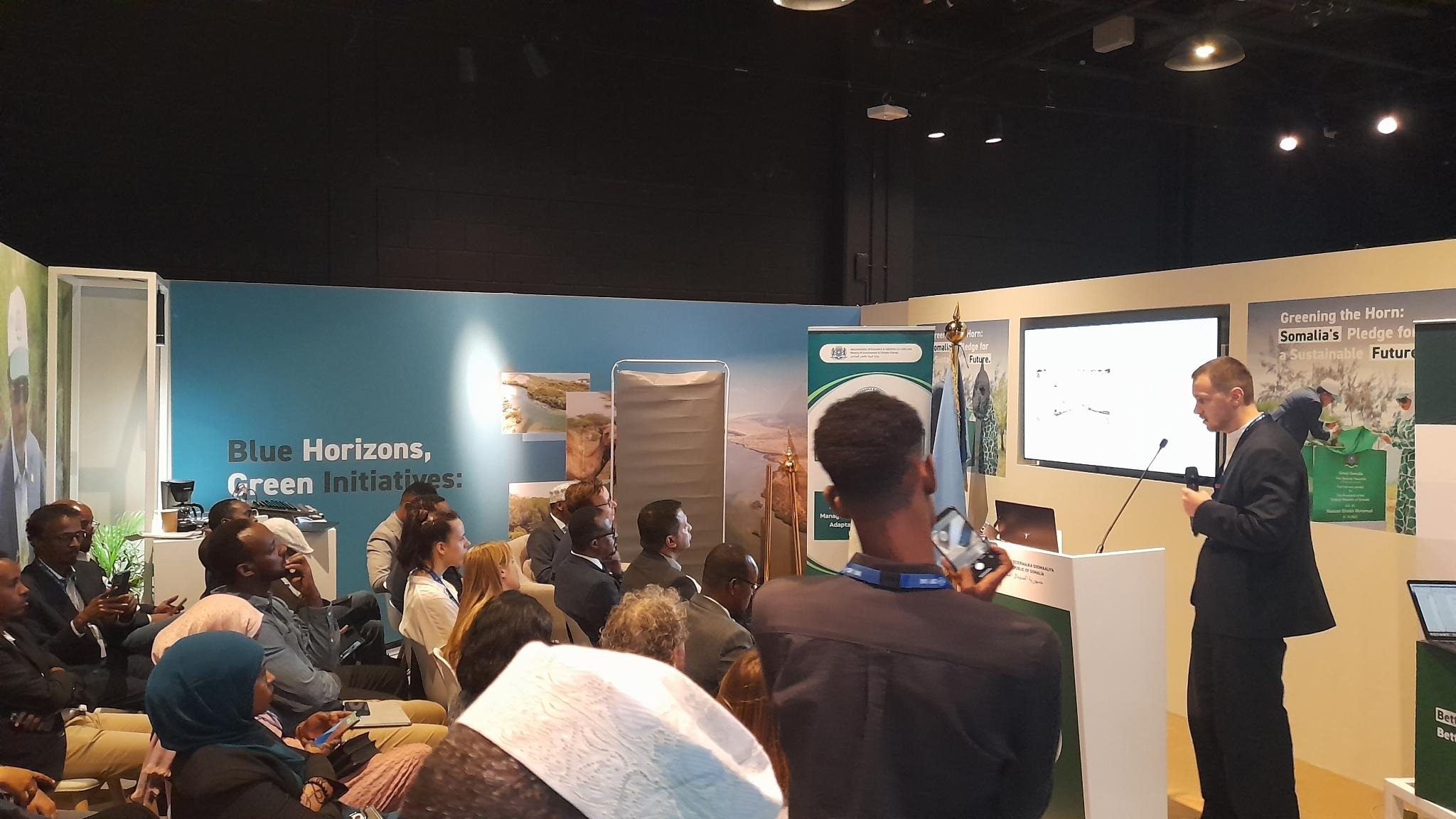 Keynote by Dr Iulii Didovets at COP28 on the impacts of climate change on water resources and ...